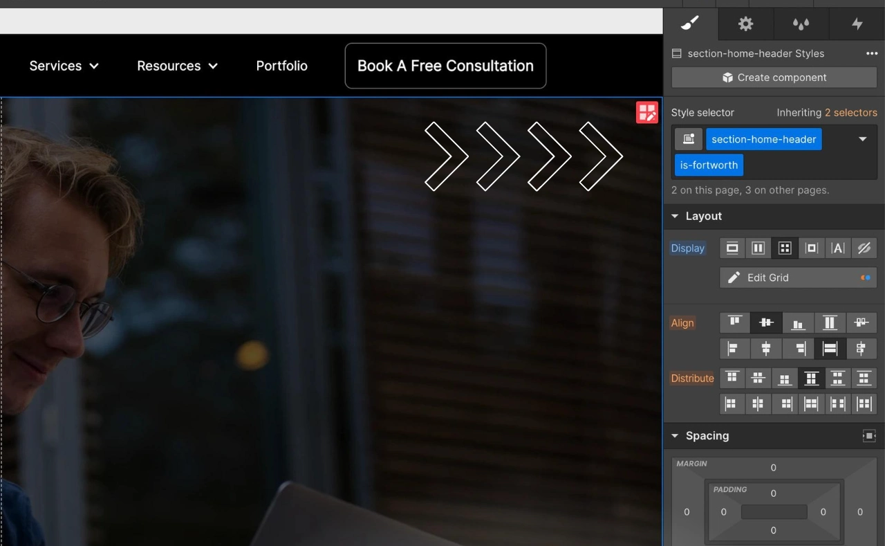 How to Use Classes in Webflow